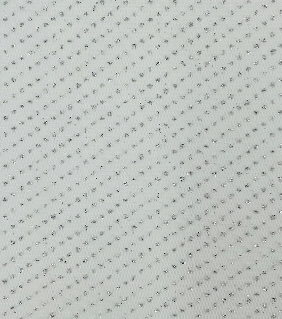 Bridal Linear Glitter Mesh Fabric Joann