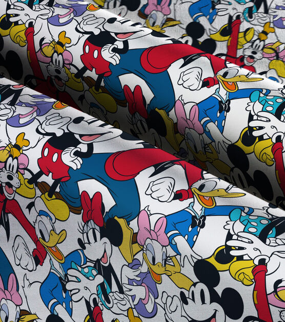 Mickey Retro With Buddies Disney Cotton Fabric Joann