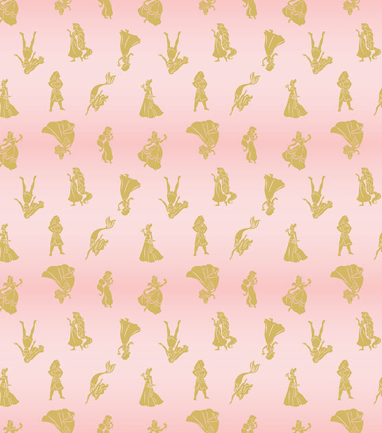 Disney Princess Cotton Fabric Gold Metallic Toss Joann Philippines