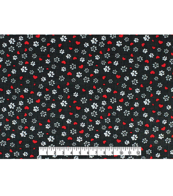 Tossed Love Paws Novelty Cotton Fabric Joann