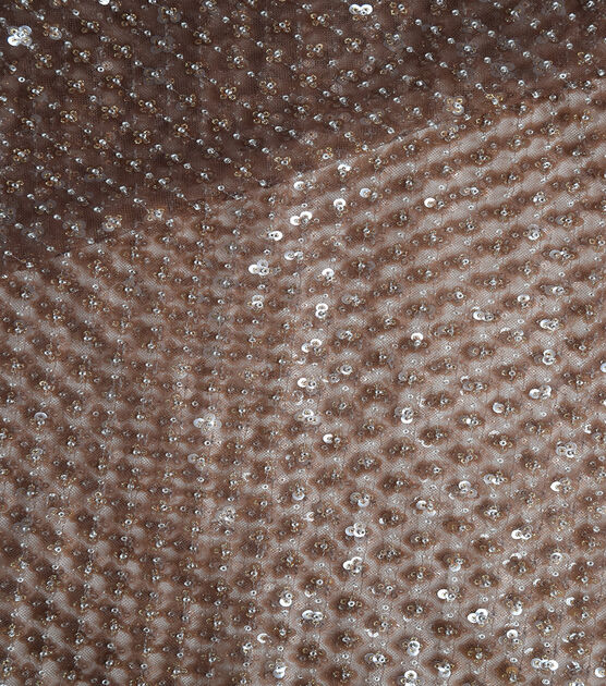 Floral Beads Gold Mesh Fabric Joann