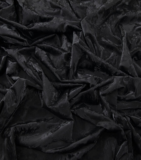 Yaya Han Black Stretch Faux Leather Fabric Joann
