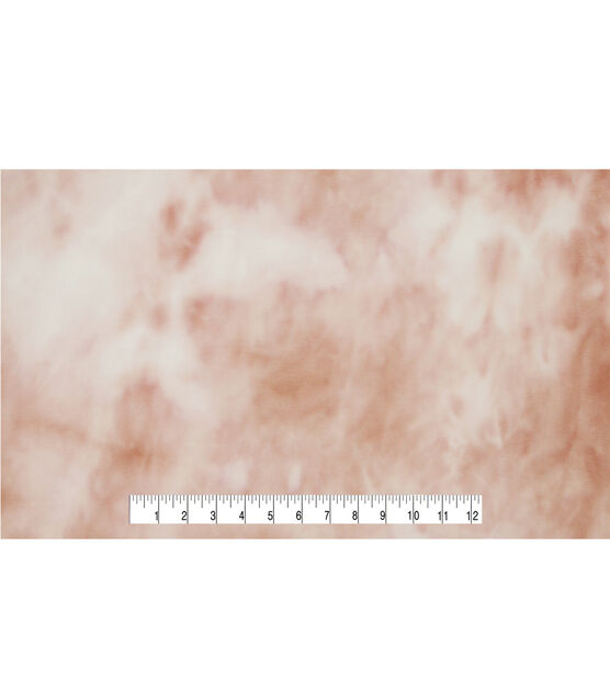 Real Tie Dye Coral Cloud Fuze Fleece Fabric Joann