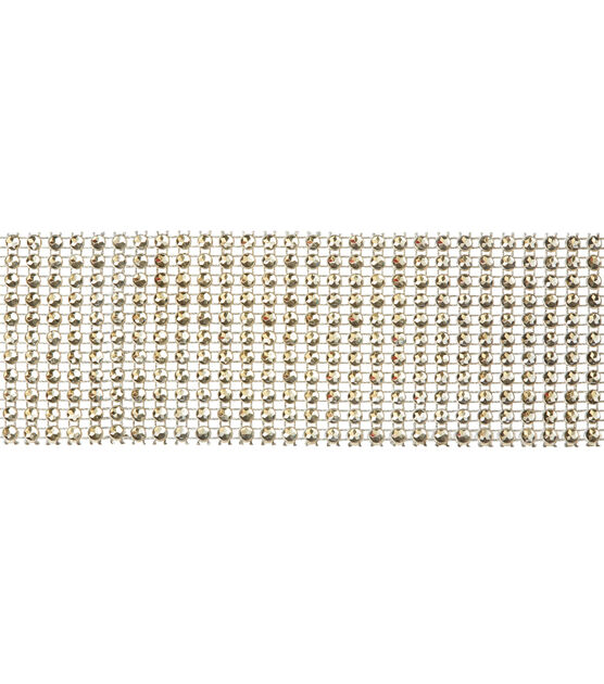 Gold Round Rhinstone Band Trim By Simplicity Joann