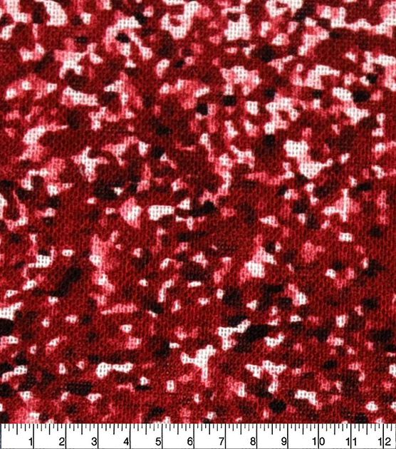 18 X 21 Red Texture Quilt Cotton Fabric Quarter By Keepsake Calico