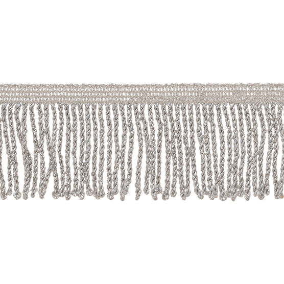 Simplicity Metallic Bullion Fringe Trim 2 Silver Joann
