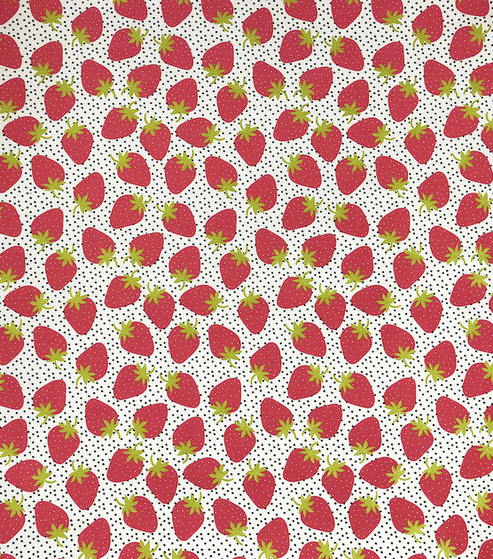 Strawberries Super Snuggle Flannel Fabric Joann