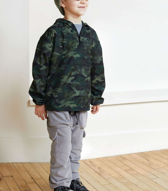 Eddie Bauer Green Camo Plainweave Fabric Joann