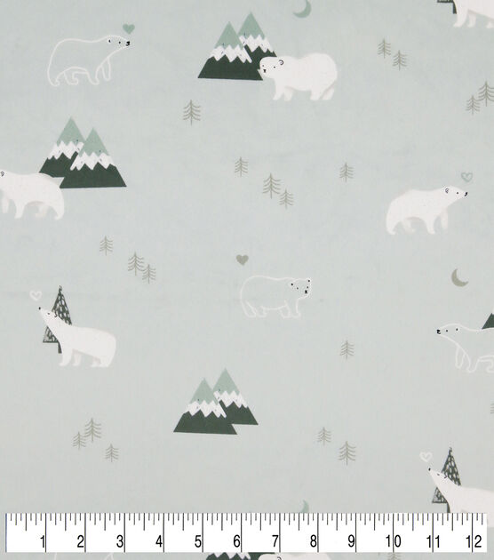 Arctic Bears And Trees Nursery Soft And Minky Fabric By Lil Pop Joann