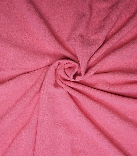 Dark Brown Slub Linen Rayon Blend Fabric Joann