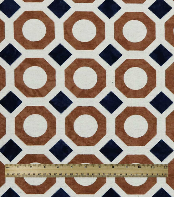 White Geometric Super Snuggle Flannel Fabric Joann