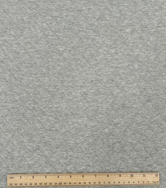 Gray Soft Quilted Jersey Knit Fabric By Pop Joann