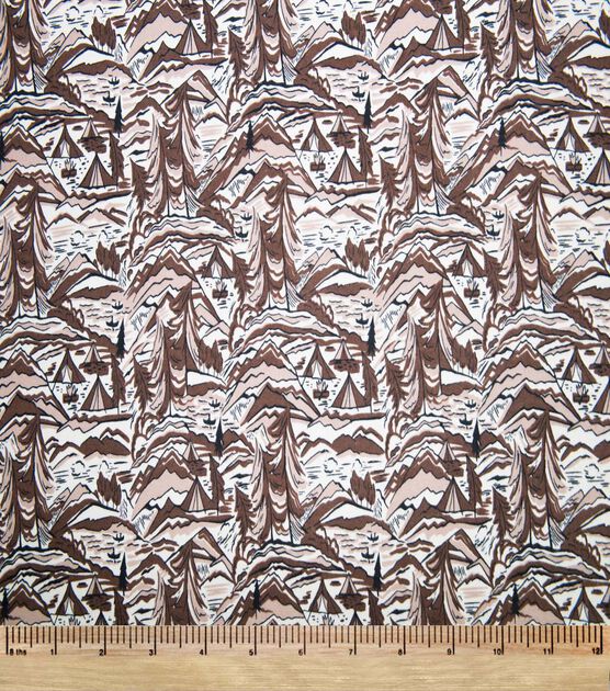 Super Snuggle Sketched Landscape Flannel Fabric Joann