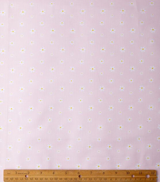 Daisies On Pink Craft Cotton Fabric By Happy Value Joann