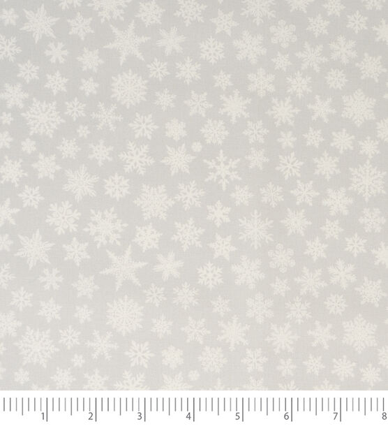 Singer 18 X 21 Snowflakes Christmas Cotton Fabric Quarters 5ct Joann