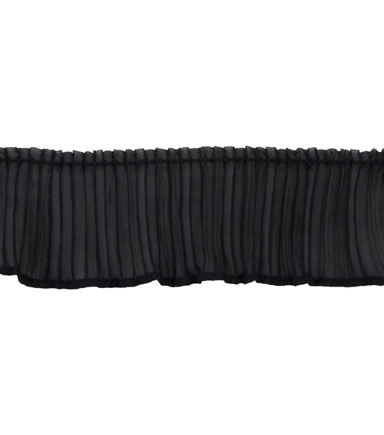 Yaya Han Sew On Pleated Black Trim Joann