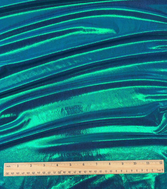 Green Iridescent Mystique Polyester Spandex Fabric Joann