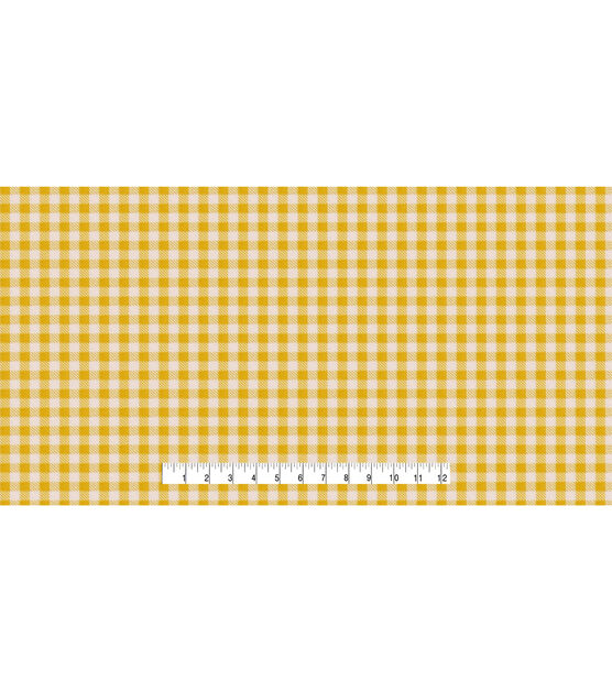 Pop Yellow Check Super Snuggle Flannel Fabric Joann