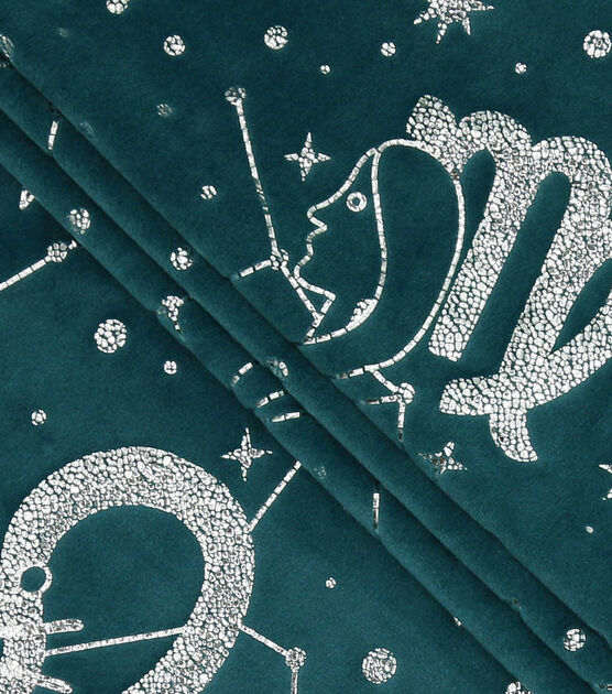 Astrology On Blue Pure Plush Fleece Fabric Joann
