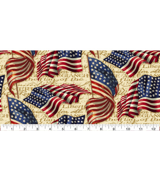 Springs Creative We Pledge Allegiance 43 Patriotic Cotton Fabric Joann