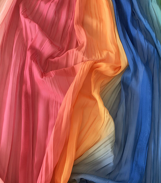 Ombre Pleated Chiffon Fabric By Casa Collection Joann