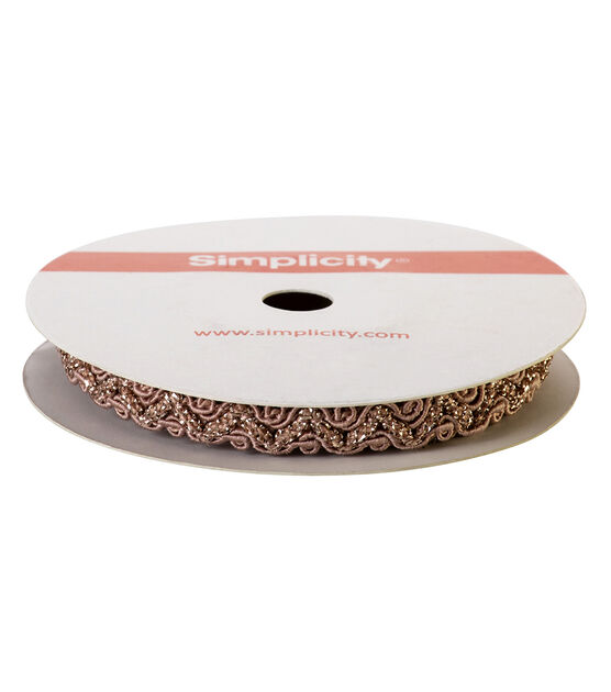 Rose Gold Scroll Trim 516 Joann
