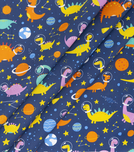 Singer 18 X 21 Dinosaurs And Space Cotton Fabric Quarter Bundle 5pc Joann