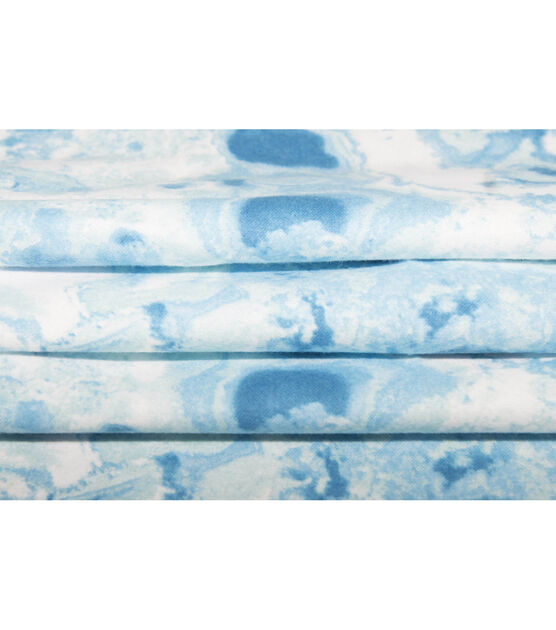 Super Snuggle Blue Jelly Tie Dye Flannel Fabric Joann