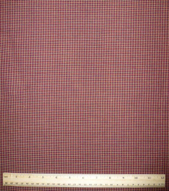 Red And Navy Tattersall Yarn Dyed Patriotic Cotton Fabric Joann