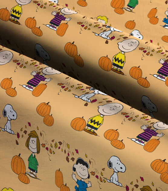 Peanuts Pumpkin Patch Halloween Cotton Fabric Joann