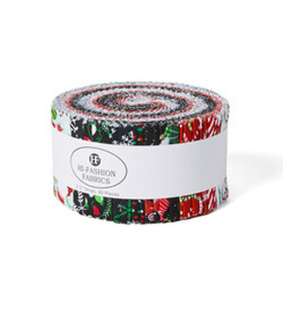 Hi Fashion 25 X 42 Snowmen And Dots Christmas Cotton Fabric Roll 40ct