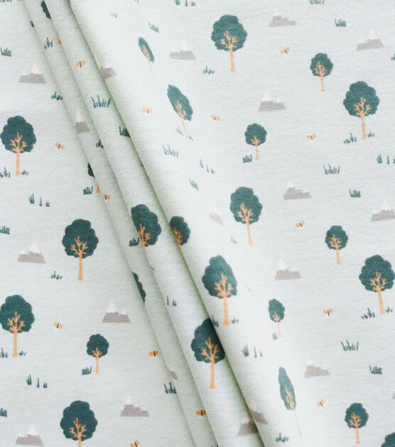 Woodland Trees Nursery Flannel Fabric By Lil Pop Joann