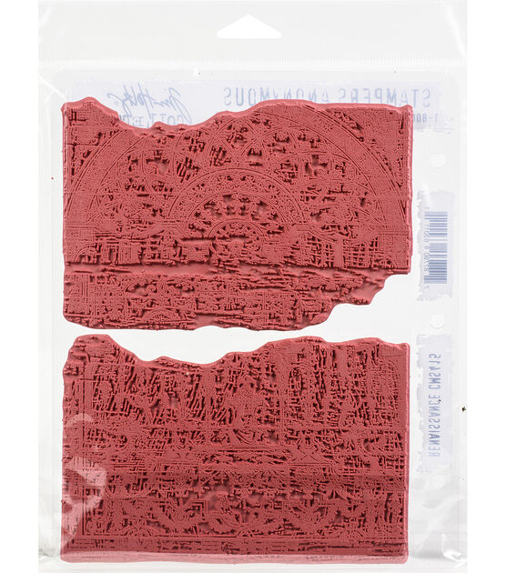 Tim Holtz 7 X 85 Renaissance Red Rubber Cling Stamps Joann