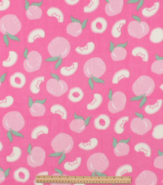 Peaches On Pink Anti Pill Plush Fleece Joann
