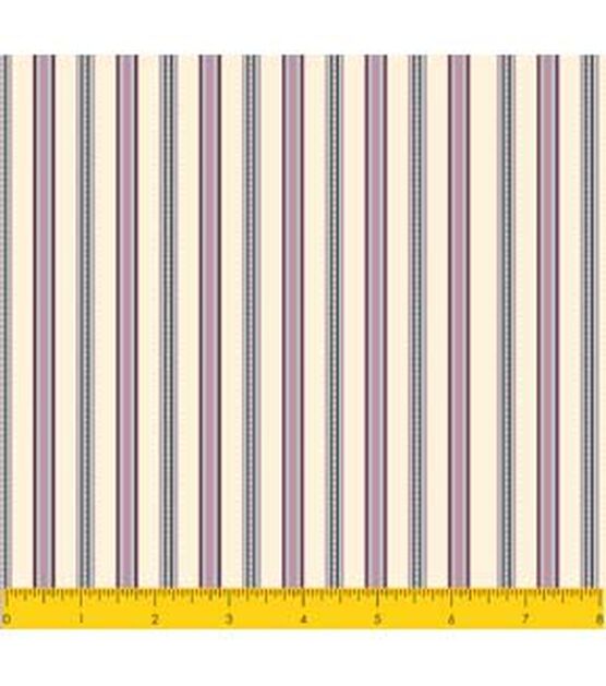 Stitch And Sparkle Lavender Stripes Cotton Fabric Joann