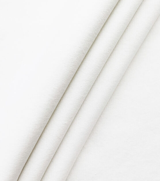 Solid Ivory Flannel Backed Faux Fur Fabric Joann