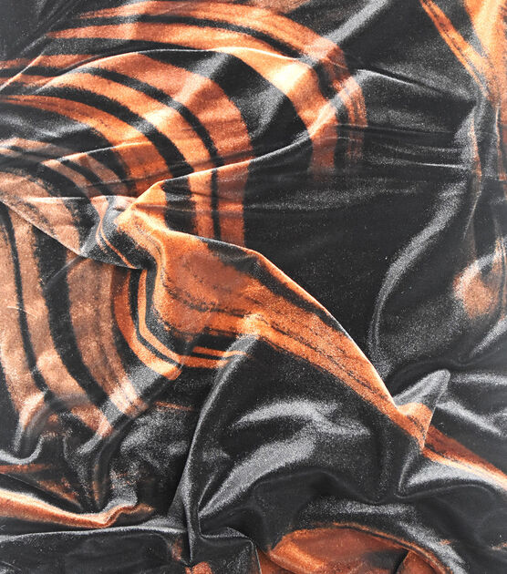 Print On Black Luster Velvet Fabric Joann
