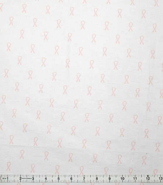 Breast Cancer Awareness Super Snuggle Light Pink Ribbon Flannel Fabric Joann