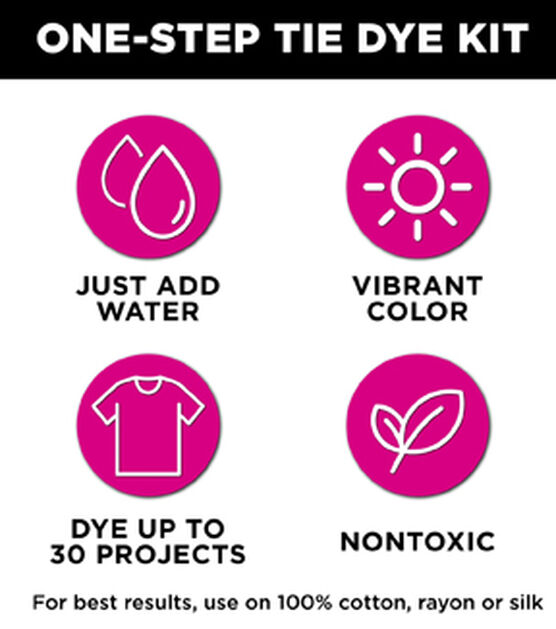 Tulip 59ct Tiara One Step Fabric Tie Dye Kit Joann