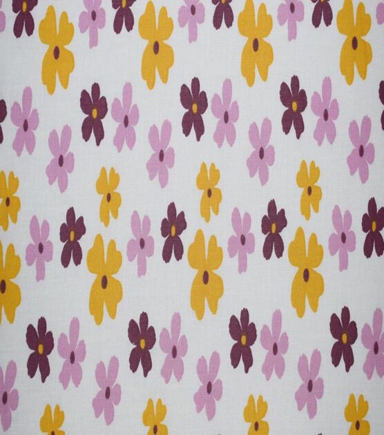 Apricot Floral On White Quilt Cotton Fabric By Quilters Showcase Joann