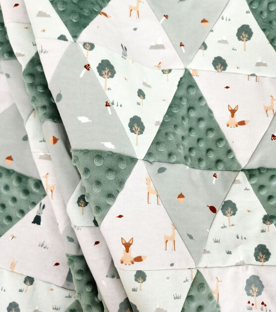 Woodland Cheater Quilt Soft And Minky Nursery Fabric By Lil Pop Joann