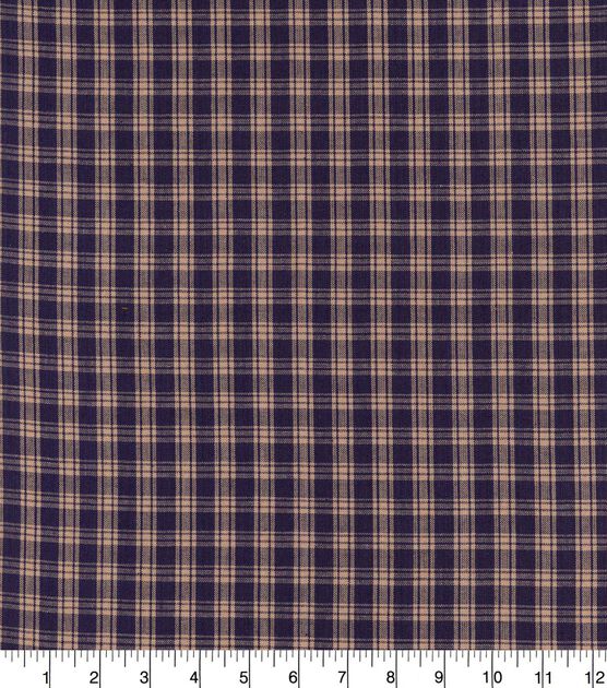 Navy Plaid Cotton Fabric By Keepsake Calico Joann