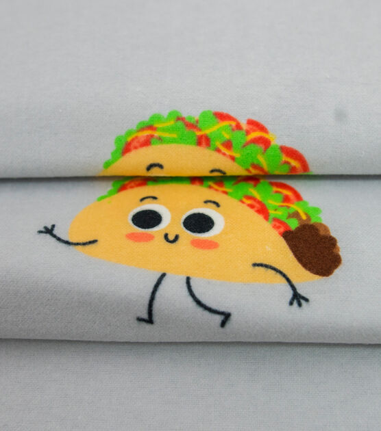 Taco Faces Super Snuggle Flannel Fabric Joann