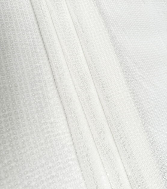 White Clear Sequin On Chiffon Fabric Joann