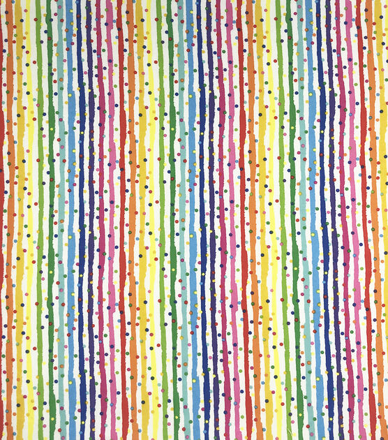 Stripe Dot Rainbow Super Snuggle Flannel Fabric Joann