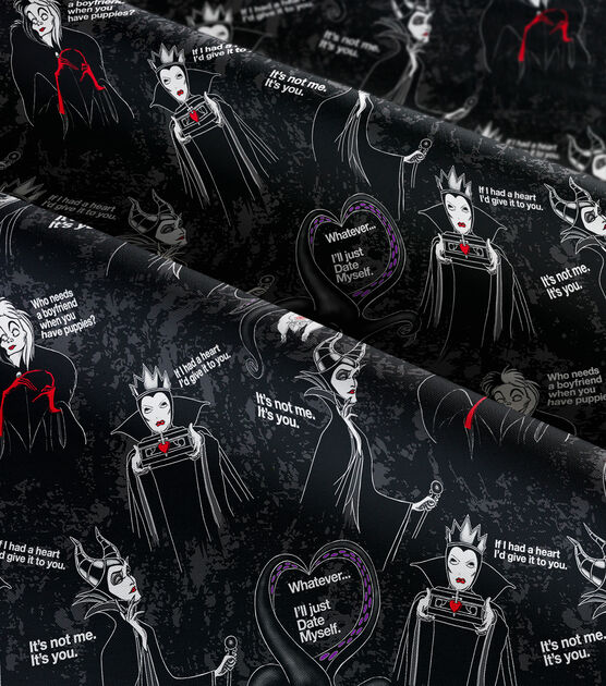 Disney Villains Meme Cotton Fabric Joann