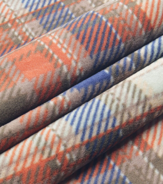Fall Tartan Plaid Anti Pill Fleece Fabric Joann