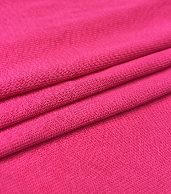 Juicy Couture Hot Pink Rib Knit Fabric Joann