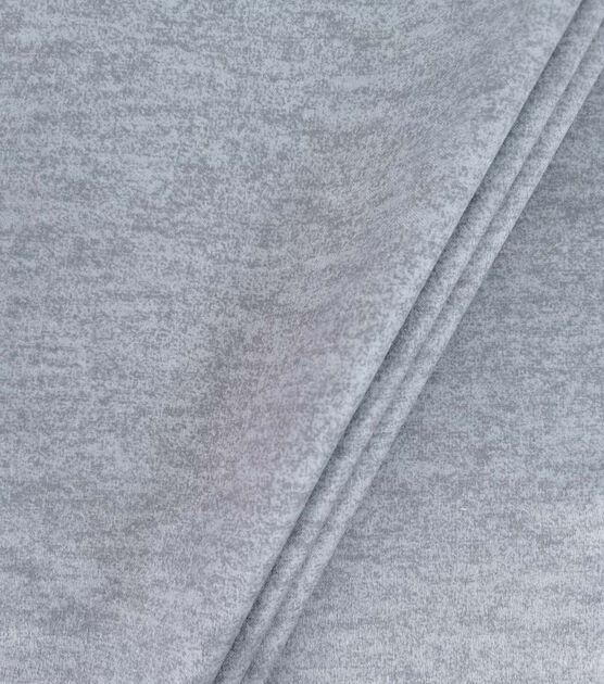Gray Heathered Luxe Flannel Fabric Joann