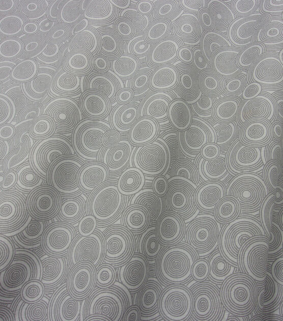 Light Gray Circles Quilt Cotton Fabric By Quilters Showcase Joann
